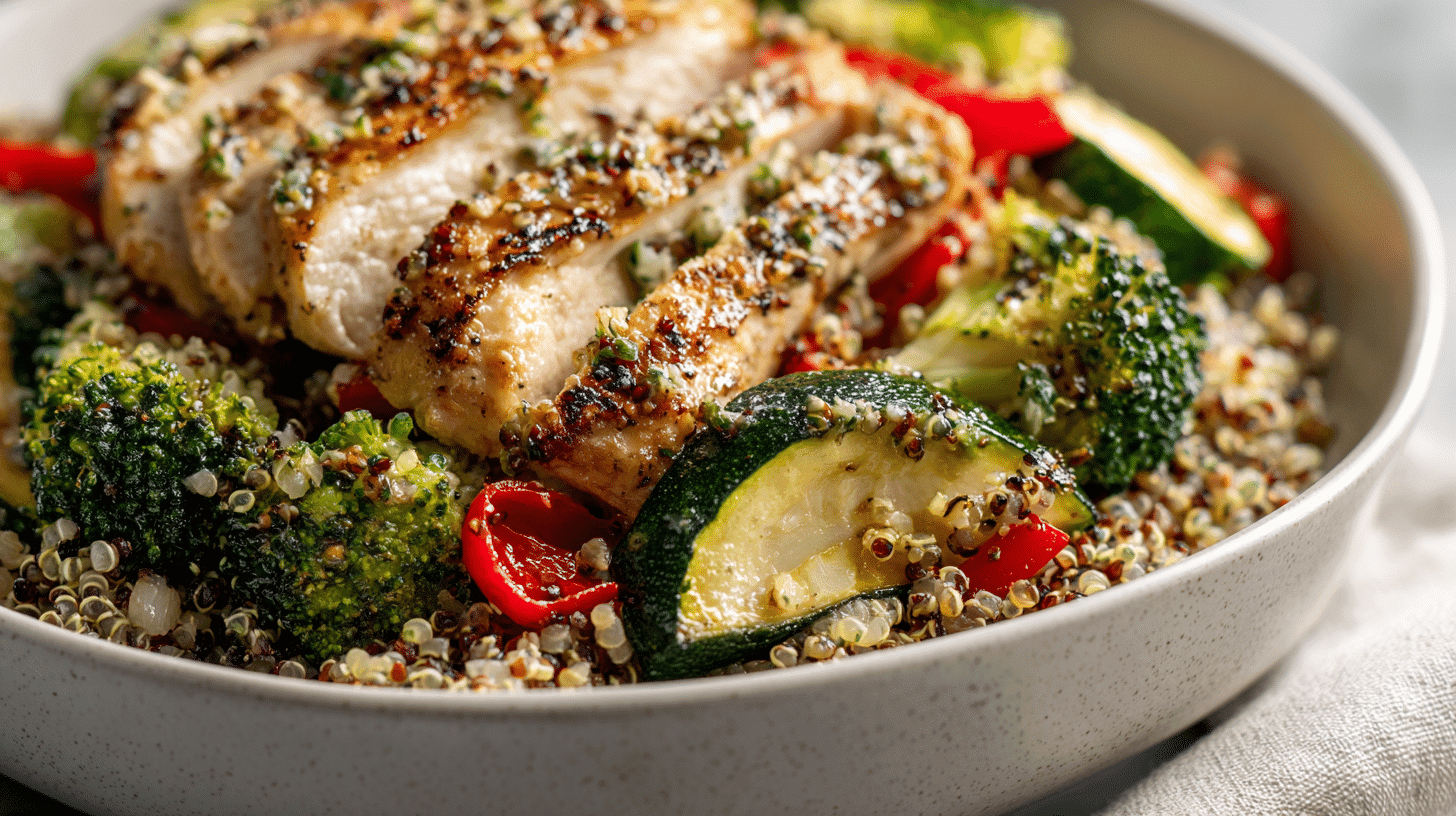 Veggie Packed Chicken Power Bowl: 5-Star Flavor in 30 Mins