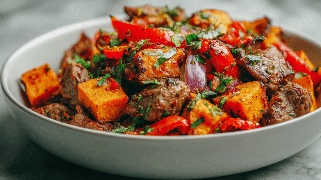 Beef and Sweet Potato Bowl: 1 Easy, Nutritious Comfort Meal